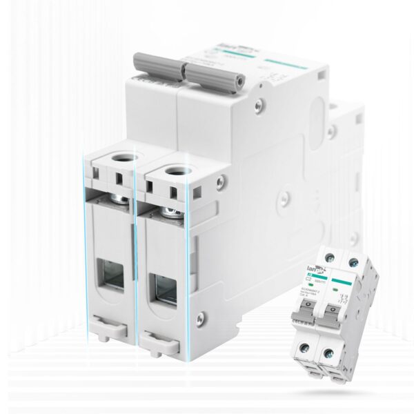 Industrial Modular DC MCB 2P 600V for Automation Control Panels ...